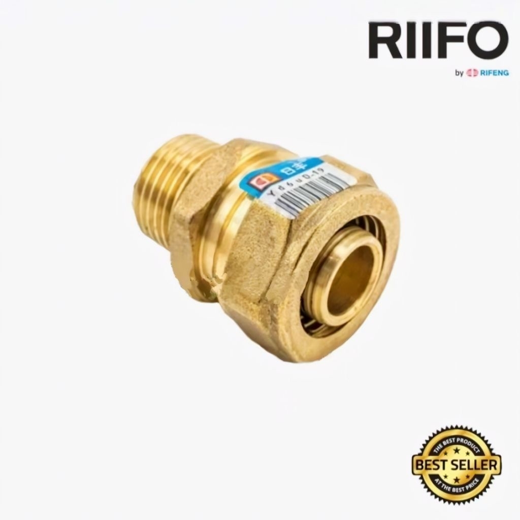 Jual Sock Drat Luar PEX Rifeng 1/2 inch SDL PEX 1216 x 1/2"M Male ...