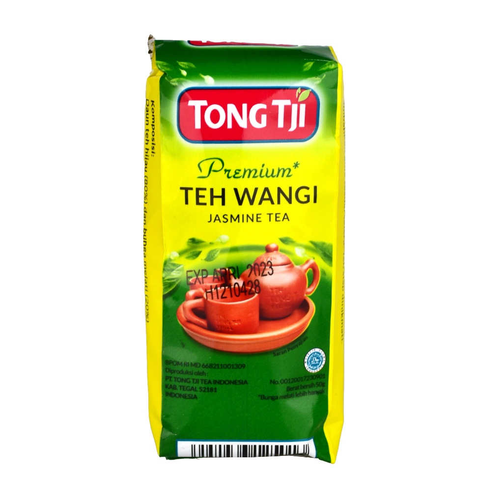 Jual Teh Melati TONG TJI Premium Jasmine Tea 40 gr / 50 gr | Shopee ...
