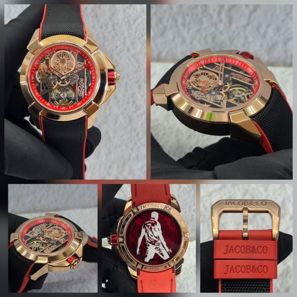 Jual Jam Tangan Jacob&Co Epic Fliying CR7 Swiss Manual Winding ...