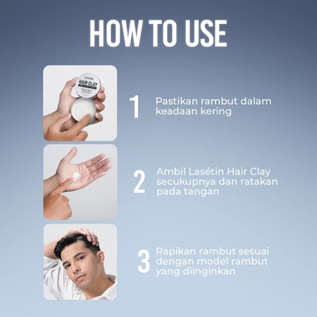 Jual Lasetin Hair Clay Minyak Rambut Pria Tekstur Creamy | Shopee Indonesia