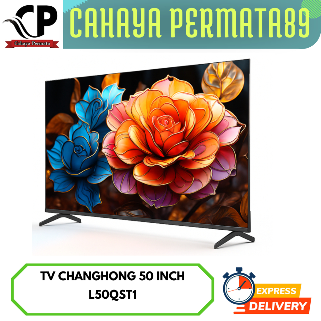 Jual TV CHANGHONG L50QST1 QLEDE GOOGLE TV 50 INCH FULL HD DOLBY AUDIO ...
