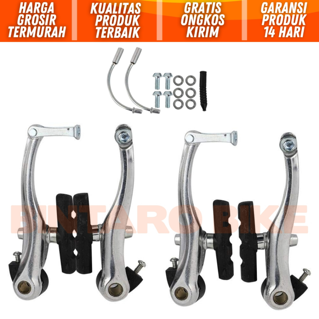 Jual Rem Sepeda Vbrake Aluminium Alloy Chrome Like Tektro RX1 V-brake ...