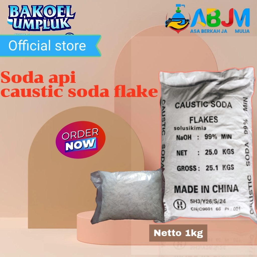 Jual Soda api 1kg, caustic soda 1kg | Shopee Indonesia