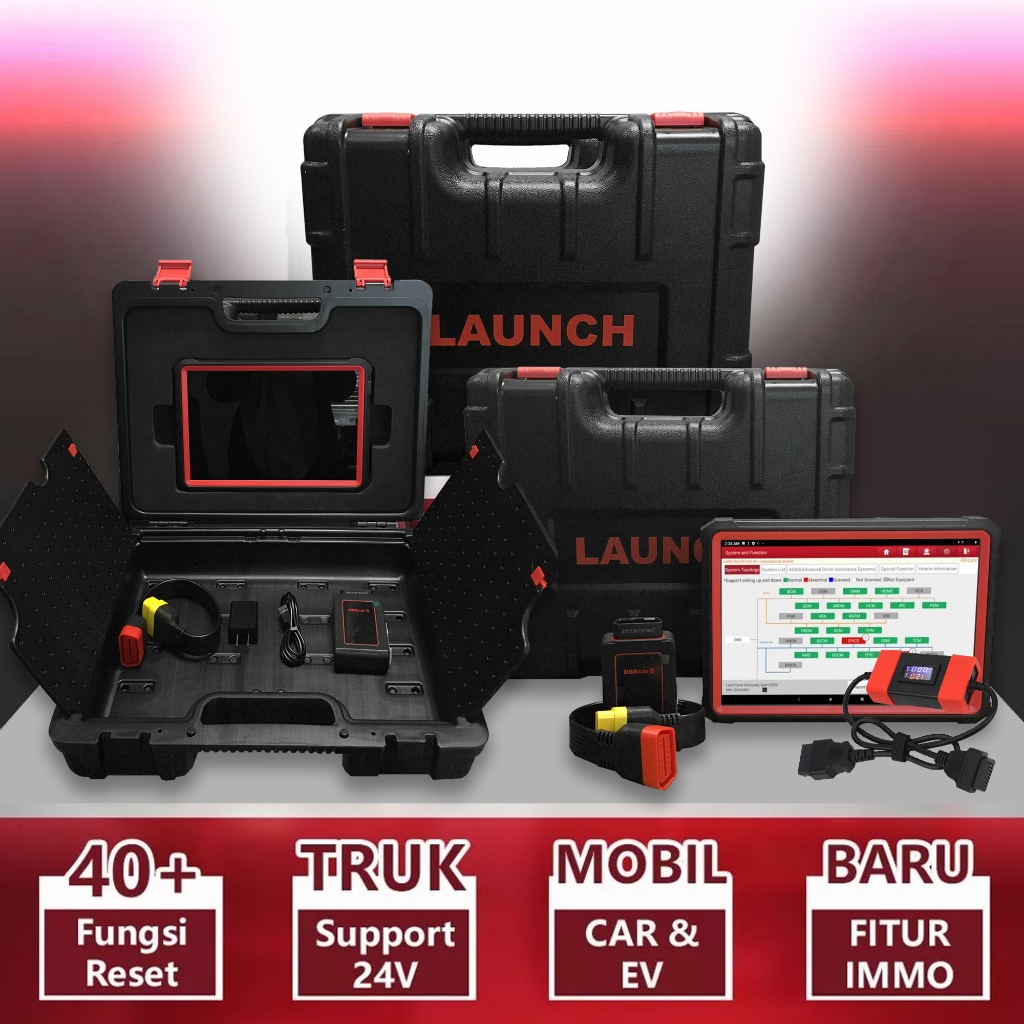 Jual Paket Scanner Siap Pakai Launch X431 DBSCAR 5 Mobil dan Truk ...