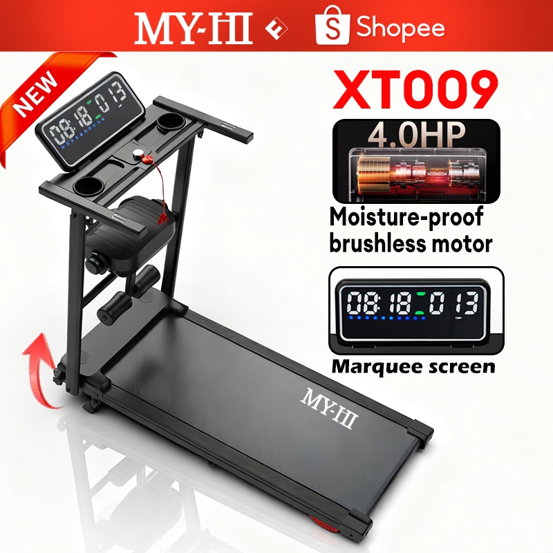 Jual MY-HI Treadmill Portable Elektrik Termurah Lipat Penyerap ...