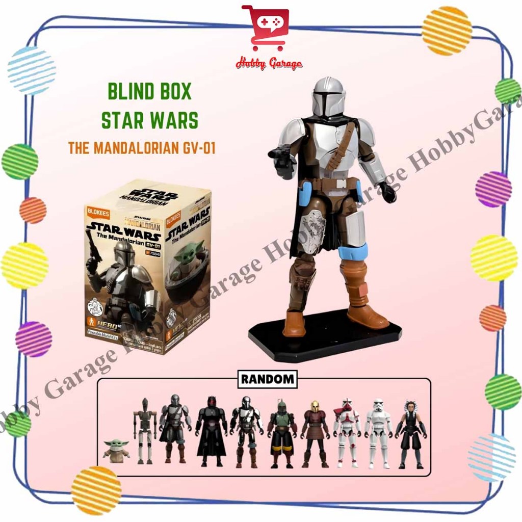 Jual Blind Box Blokees Star Wars Galaxy Version 02 The Mandalorian ...