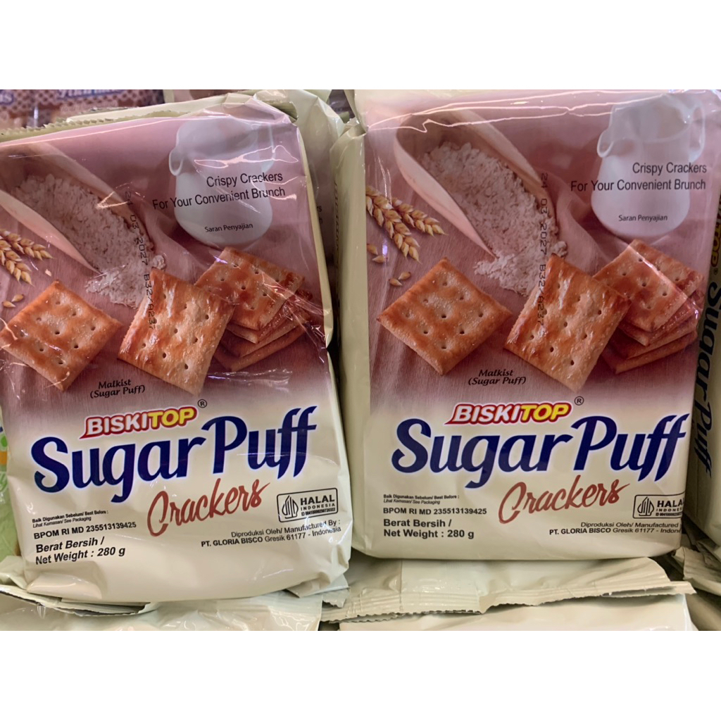 Jual BISKITOP SUGAR PUFF 280gr/ DOS isi12 | Shopee Indonesia