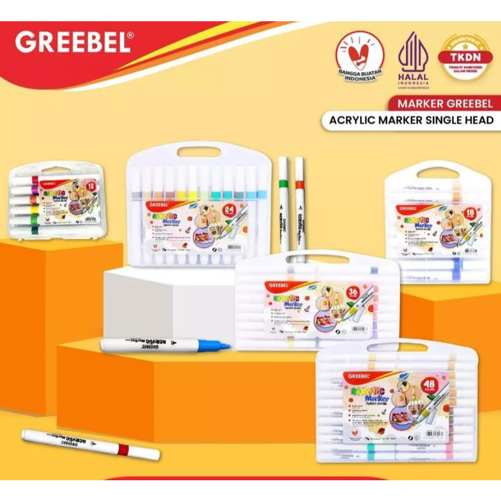 Jual Greebel Acrilic Marker Spidol Akrilik | Shopee Indonesia
