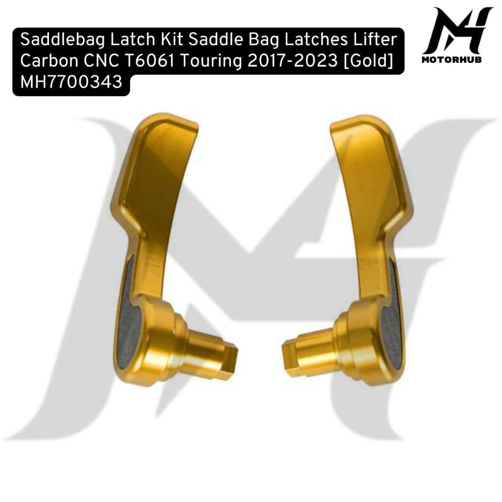 Jual Saddlebag Latch Kit Saddle Bag Latches Lifter Carbon CNC T6061 ...