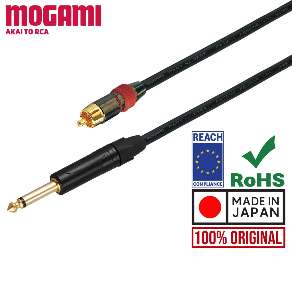 Jual Mogami Original | Kabel Mogami Akai TS Mono to RCA - Mogami Made ...