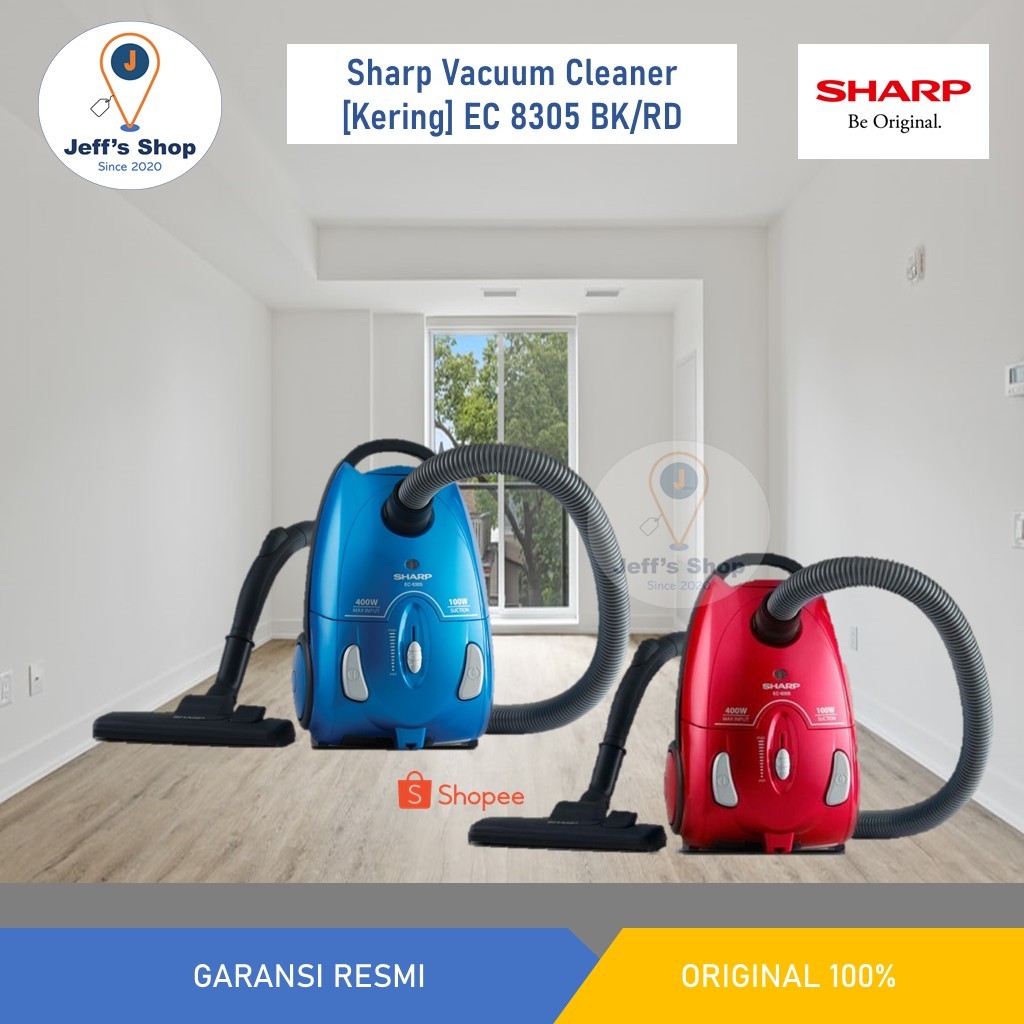 Jual Sharp Vacuum Cleaner Low Watt [Kering] EC 8305 B/P | Shopee Indonesia