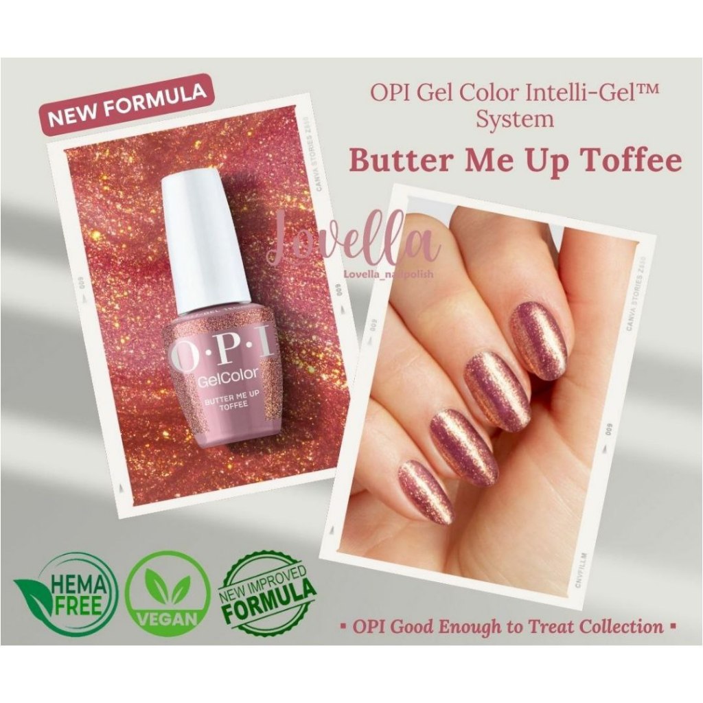 Jual OPI Gel Color Intelli-Gel™ System - Butter Me Up Toffee (Good ...