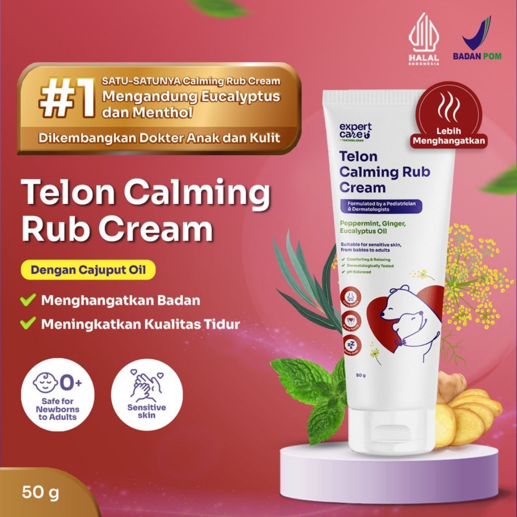 Jual Expert Care Telon Calming Rub Cream | Shopee Indonesia