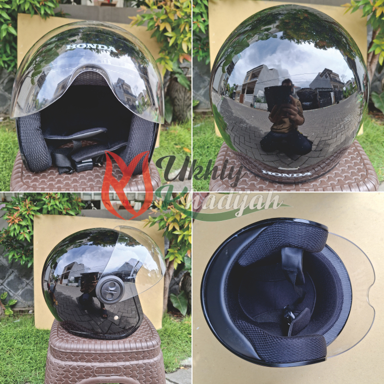 Jual Helm SCOOPY Half Face ORIGINAL Bawaan Motor 100% | Shopee Indonesia