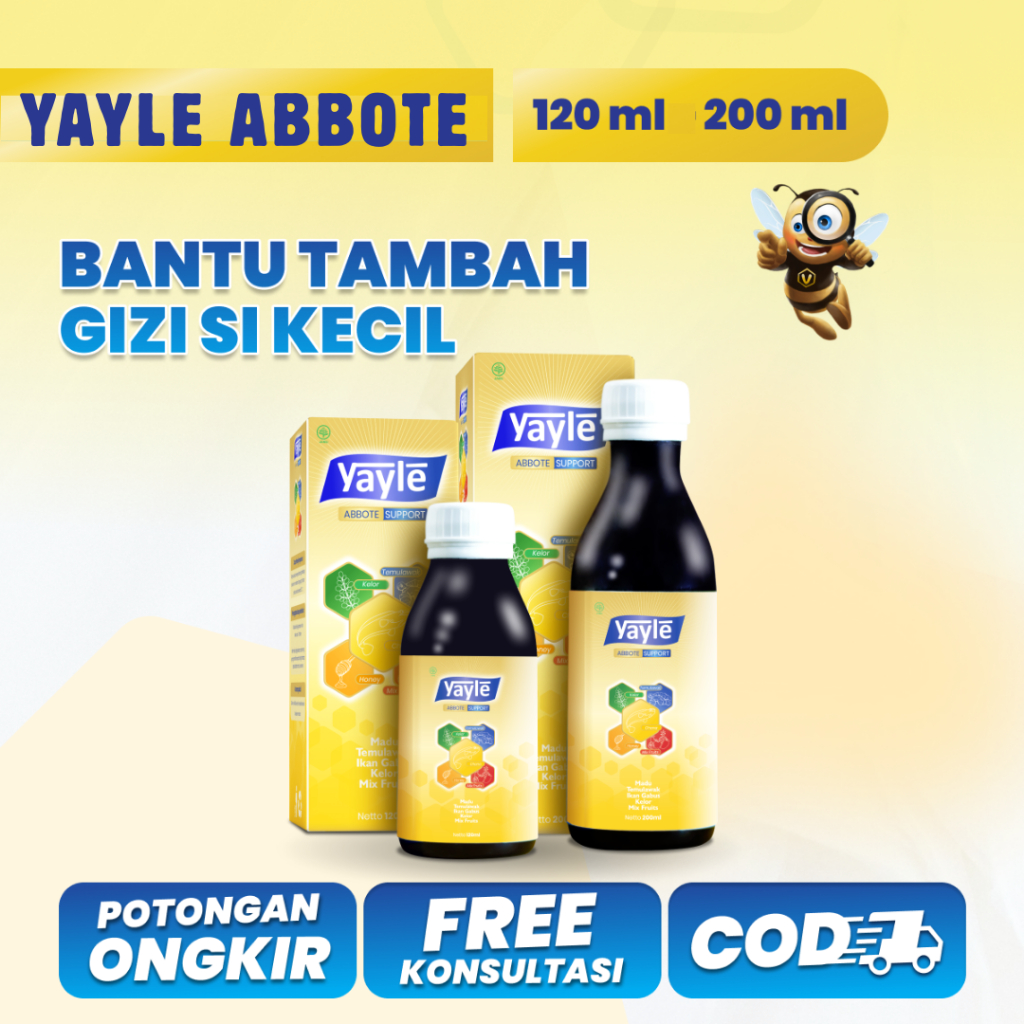 Jual Yayle Abbote Support 120ml 200ml | Shopee Indonesia