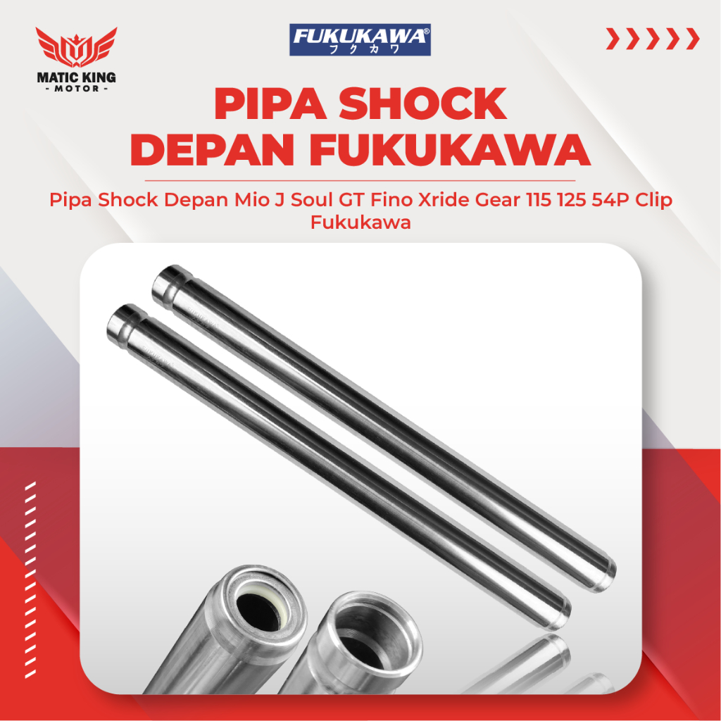 Jual Fukukawa Pipa As Shock Shockbreaker Depan Mio J Soul GT Fino Xride ...