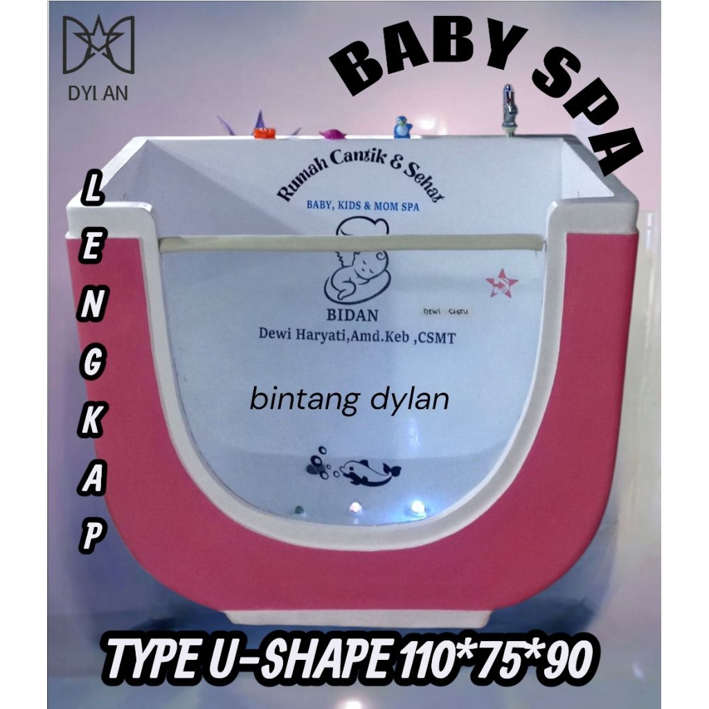 Jual BABY SPA 110*75*90 U-SHAPE , FRE ONGKIR, PAKET GELEMBUNG LAMPU DLL ...