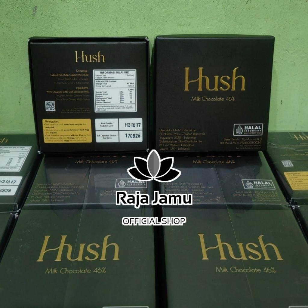 Jual Hush Coklat Original Dark Chocolate For Couple Isi 4 Pcs Sudah ...