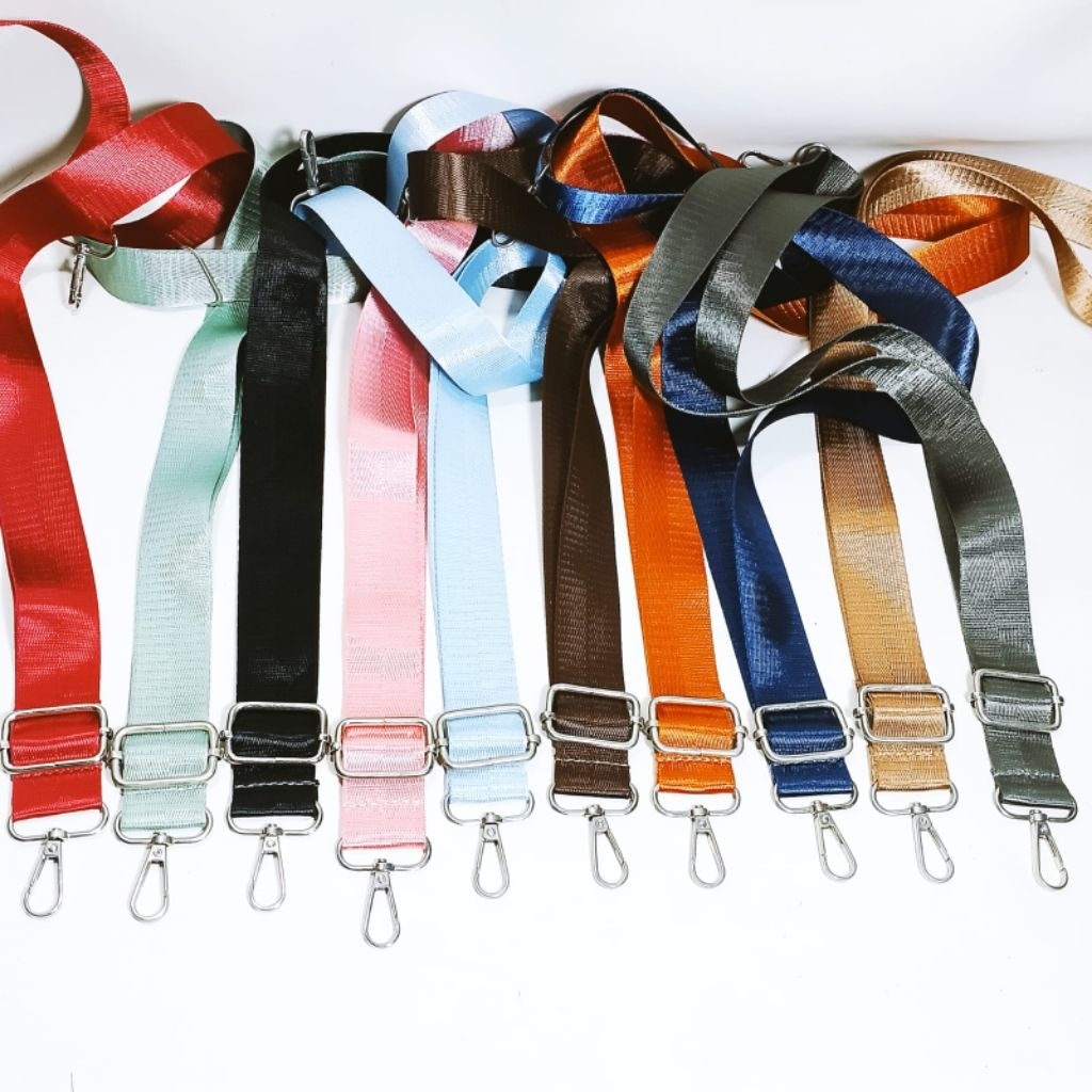 Jual Besi hitam tali tas selempang ukuran 3cm mode polos strap ...
