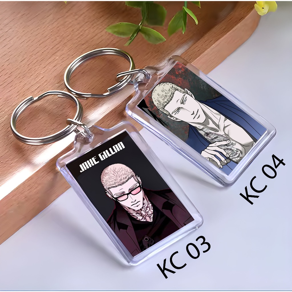 Jual Keychain Manhwa Shutline jake gillan and shin - Ganci Manhwa ...