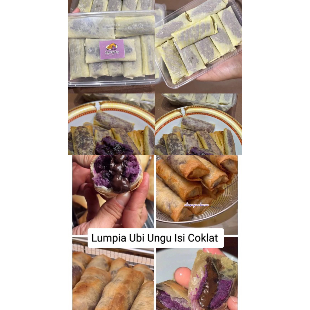 Jual LUMPIA UBI UNGU LUMER | Shopee Indonesia
