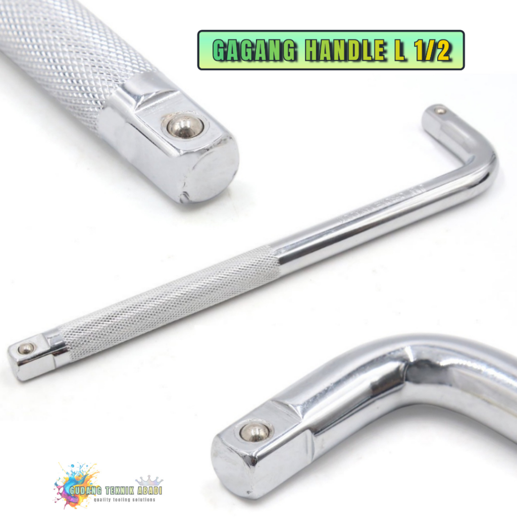 Jual Gagang Kunci Shock L 10 Inch DR 1/2" - Stang Sok L - L Handle Sock ...