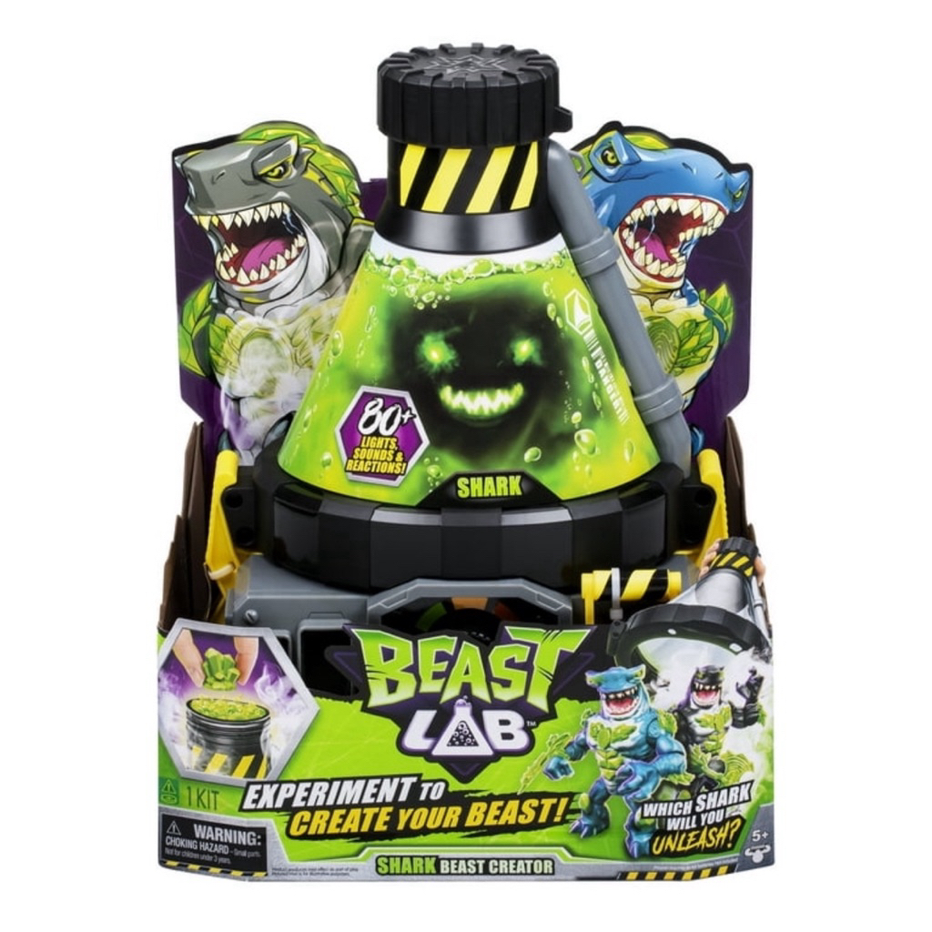 Jual Mainan BEAST LAB single pack shark beast creator mainan surprise ...