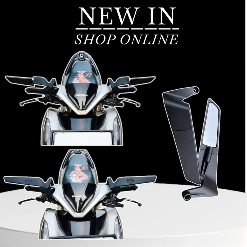 Jual Spion winglet V3 PREMIUM BY S2R H2 kaca bening cembung universal ...