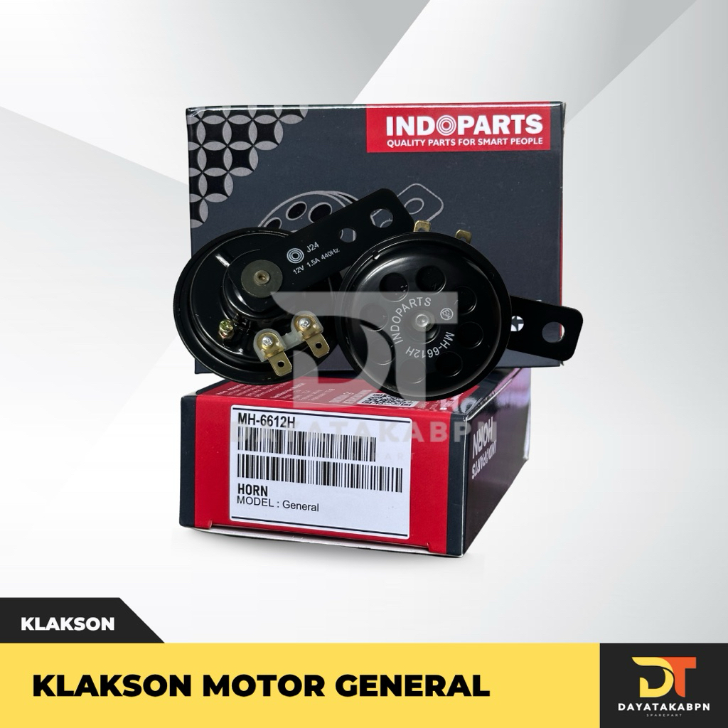 Jual Indoparts Klakson Horn Motor Universal MH-6612S untuk kendaraan ...