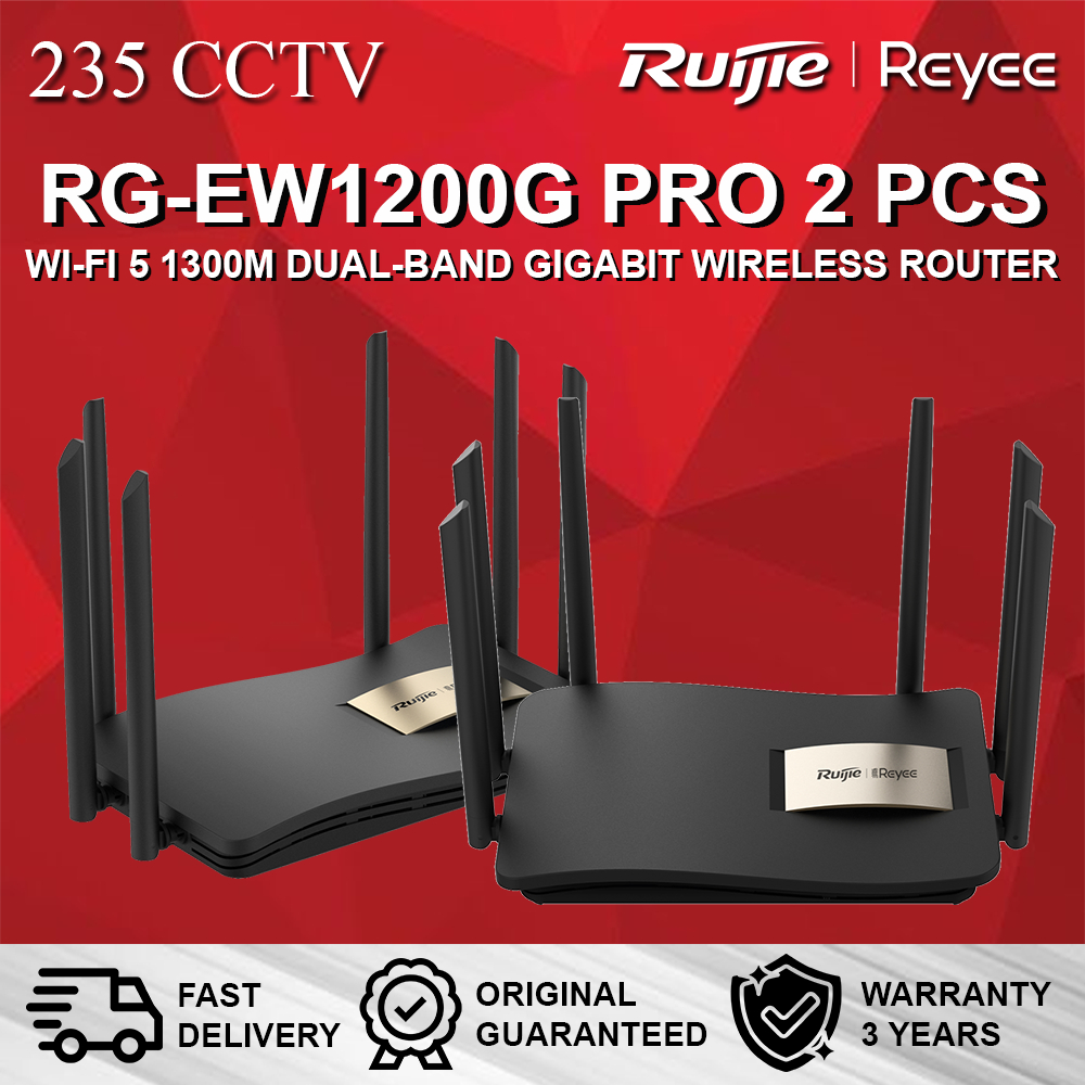 Jual RUIJIE REYEE RG-EW1200G PRO 2PCS WI-FI 5 1300M DUAL-BAND GIGABIT ...