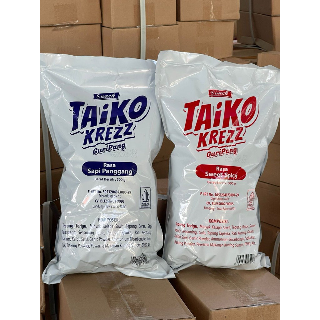 Jual Taiko Krezz Guripang Snack Viral Rasa Sapi Panggang / Sweet Spicy ...