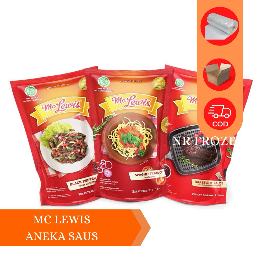 Jual Mc Lewis Saos 310 g (Spaghetti / Barbeque / Blackpepper) | Shopee ...