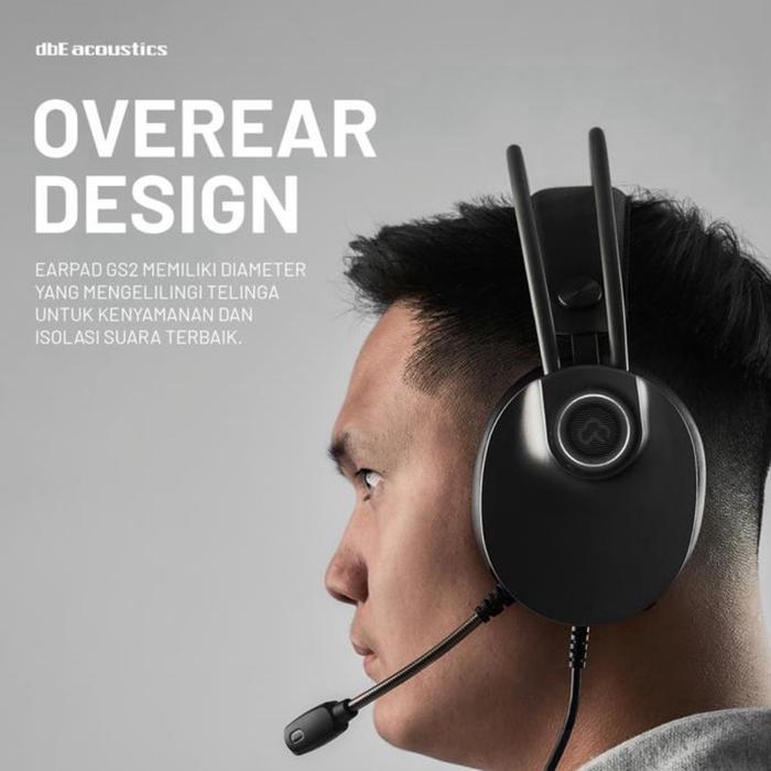 Jual dbE KUMO GS2 Headset Headphone Gaming Wired USB Connection Over ...