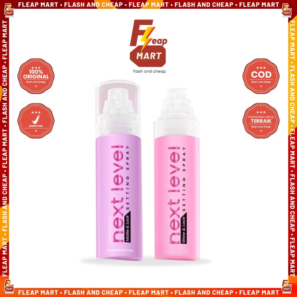 Jual Hanasui Next Level Matte Glow & Lock Setting Spray 90mL | Shopee ...