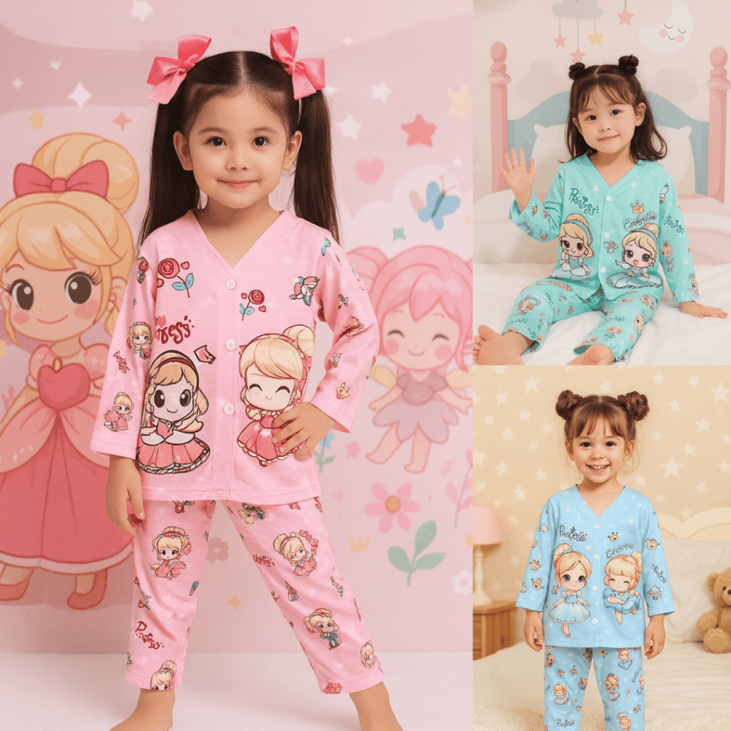 Jual SIBULAT 85 PIYAMA FULL PRINTING PREMIUM PRINCESS LIMITED EDITION ...