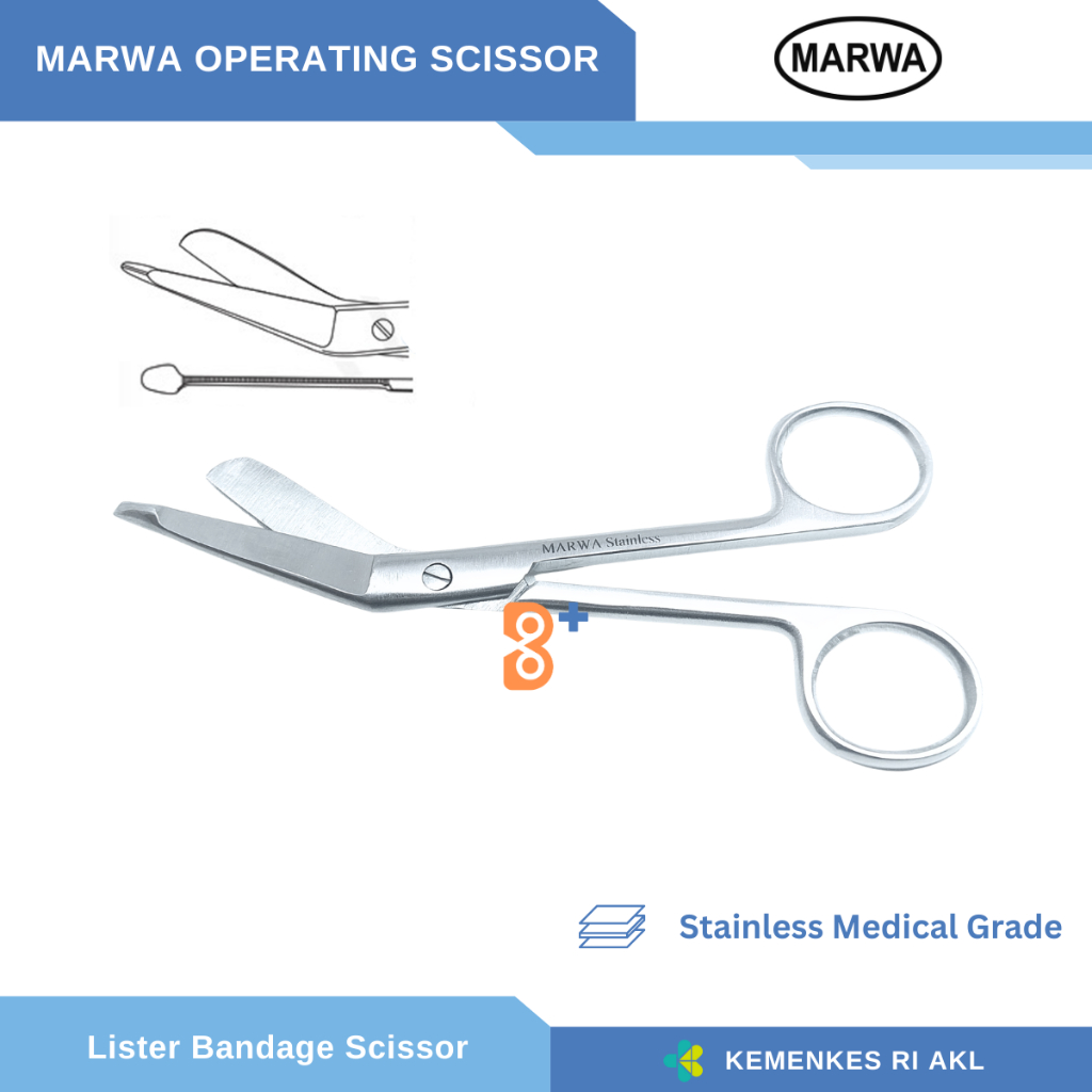 Jual Lister Bandage Scissor / Gunting Verban / Gunting Plaster | Shopee ...