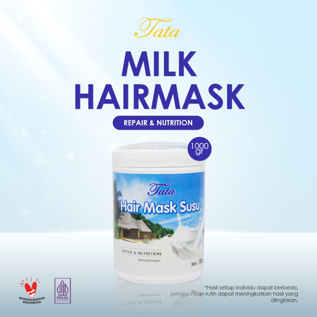 Jual Tata Hair Mask Susu 1kg (Kemasan Salon) Perawatan Rambut Rusak ...