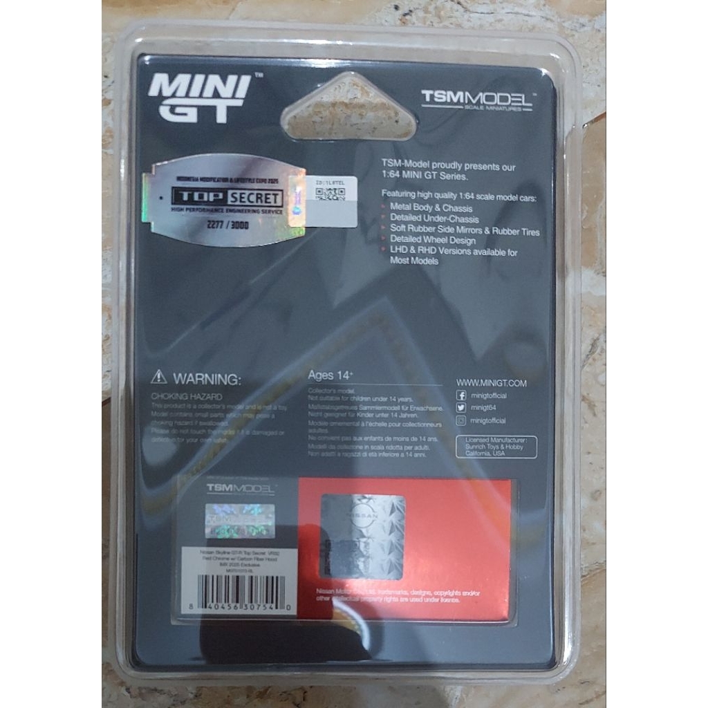 Jual Mini gt nissan skyline gtr top secret IMX 2025 | Shopee Indonesia