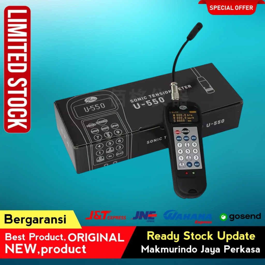 Jual Tension UNITTA sonic belt meter U-550 U550 model baru unita GATES ...