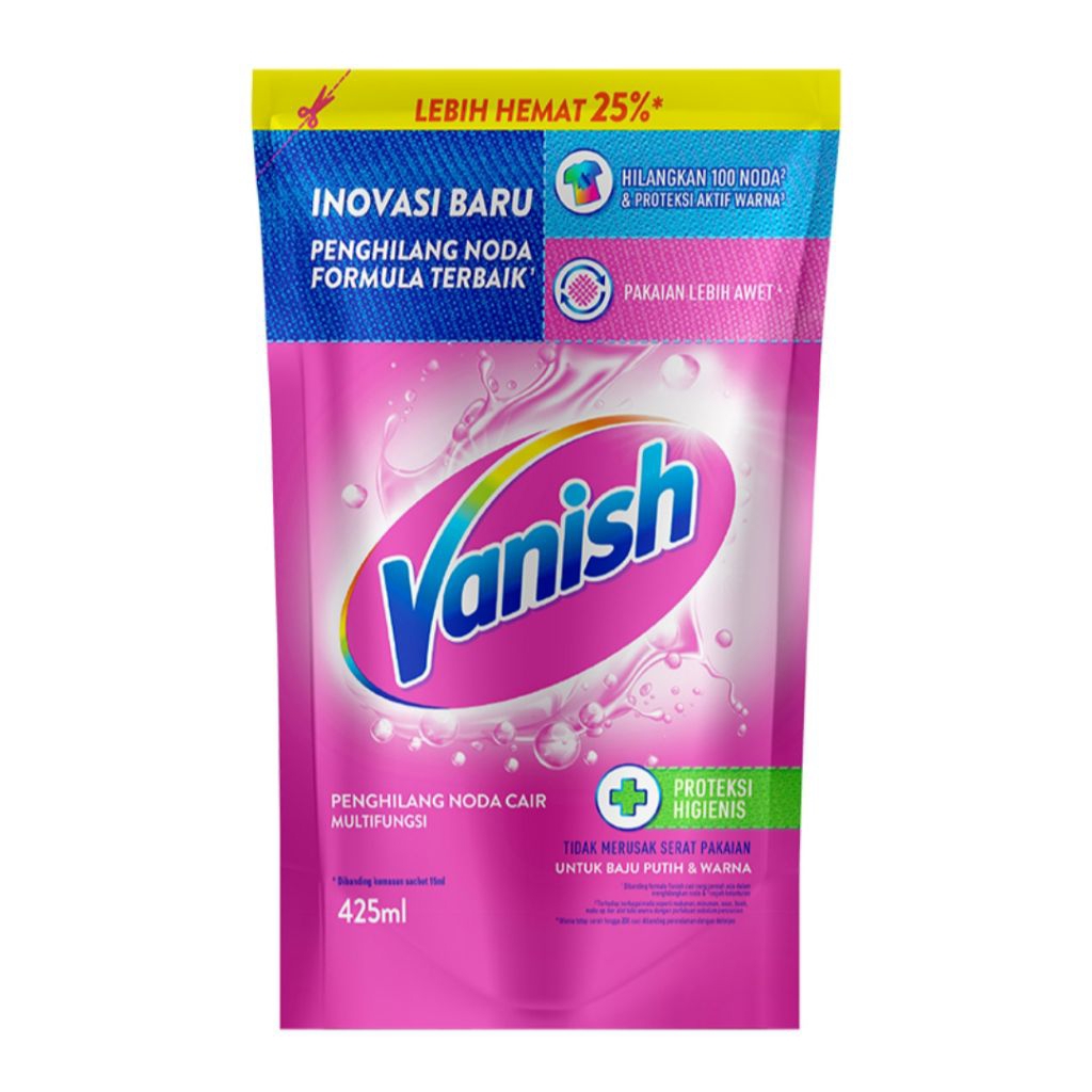 Jual Vanish pink refill 425ml penghilang noda cair | Shopee Indonesia