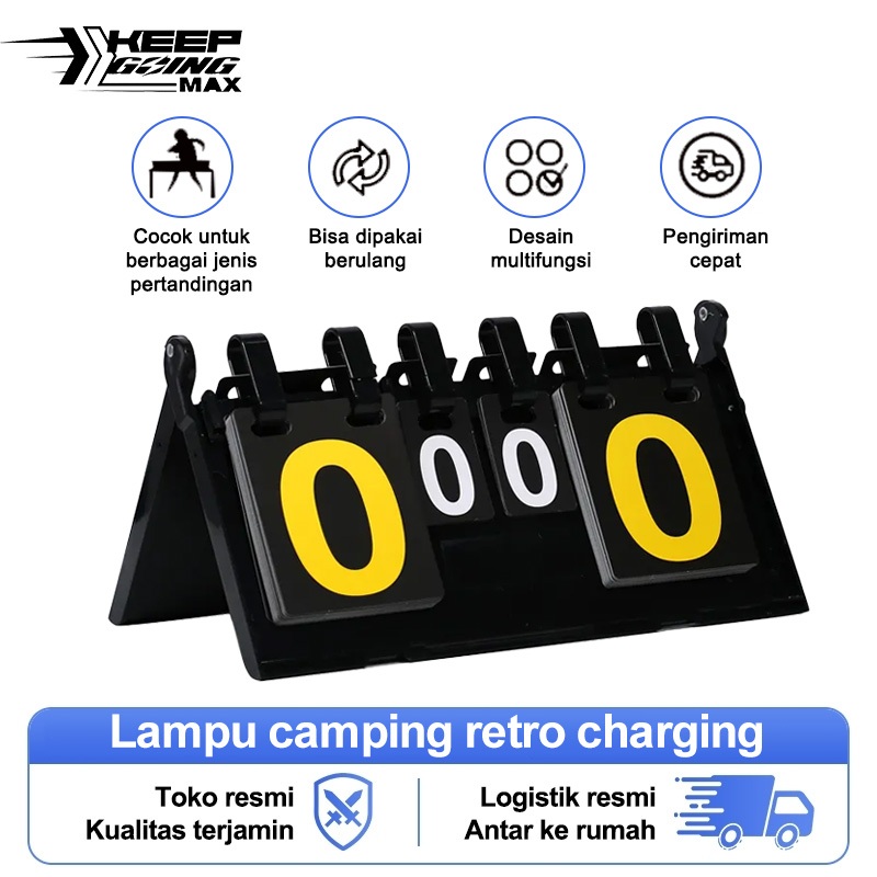Jual Papan Skor 4 digit angka untuk Futsal/Papan Score 4 Digit Portable ...