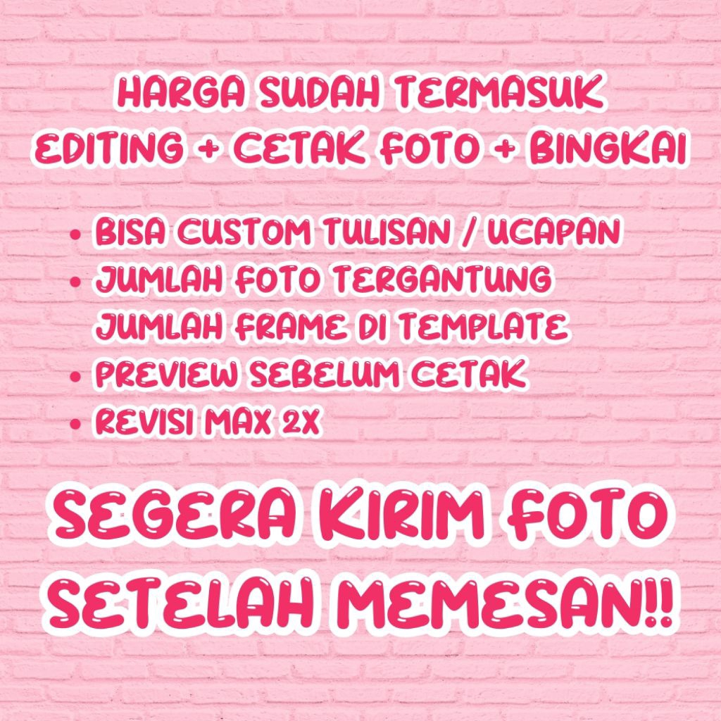 Jual CUSTOM PHOTO FRAME 6R || KELAS GRADUATION PERPISAHAN HARI GURU ...