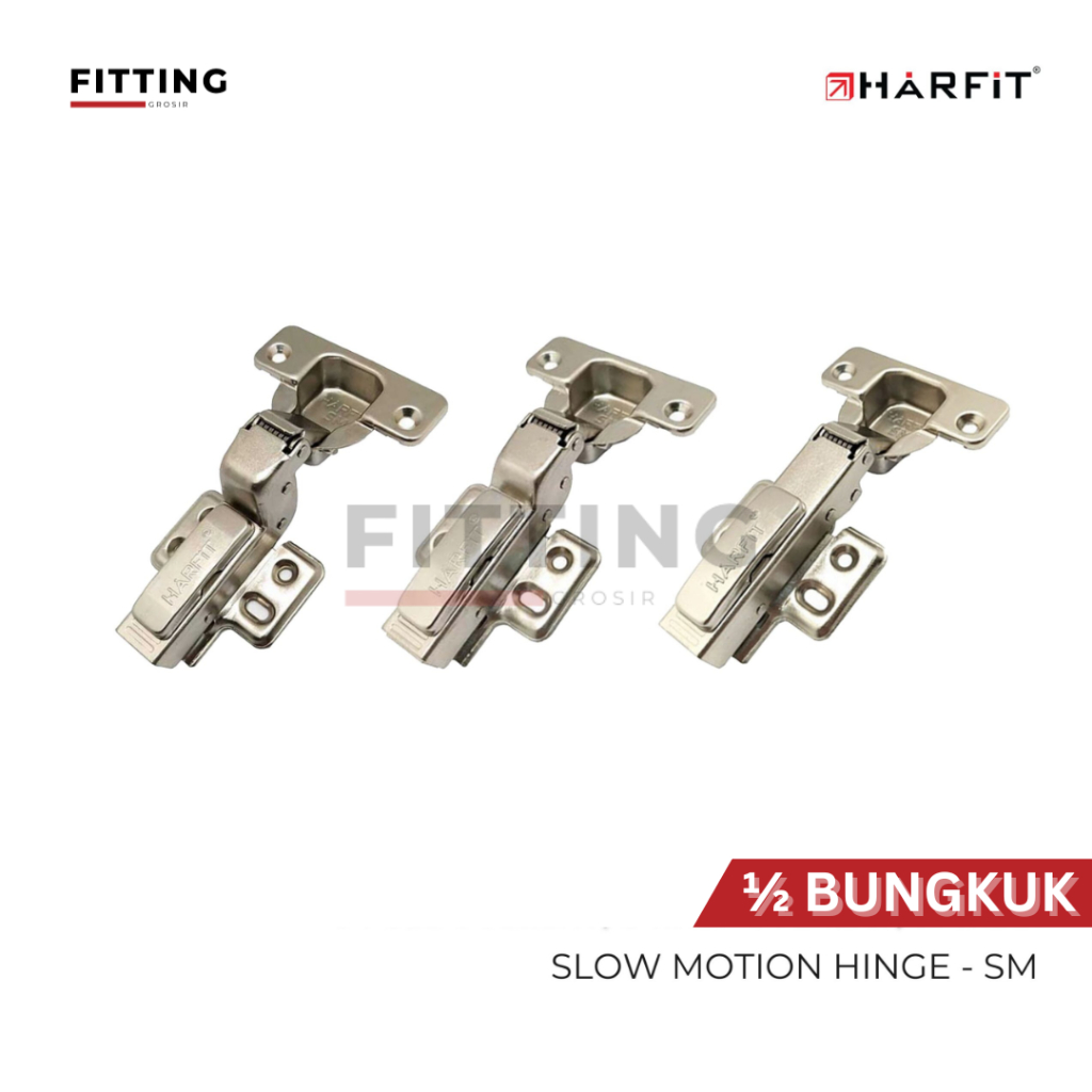 Jual HARFIT Engsel Sendok SM-8 SETENGAH BUNGKUK - Engsel Pintu Lemari ...