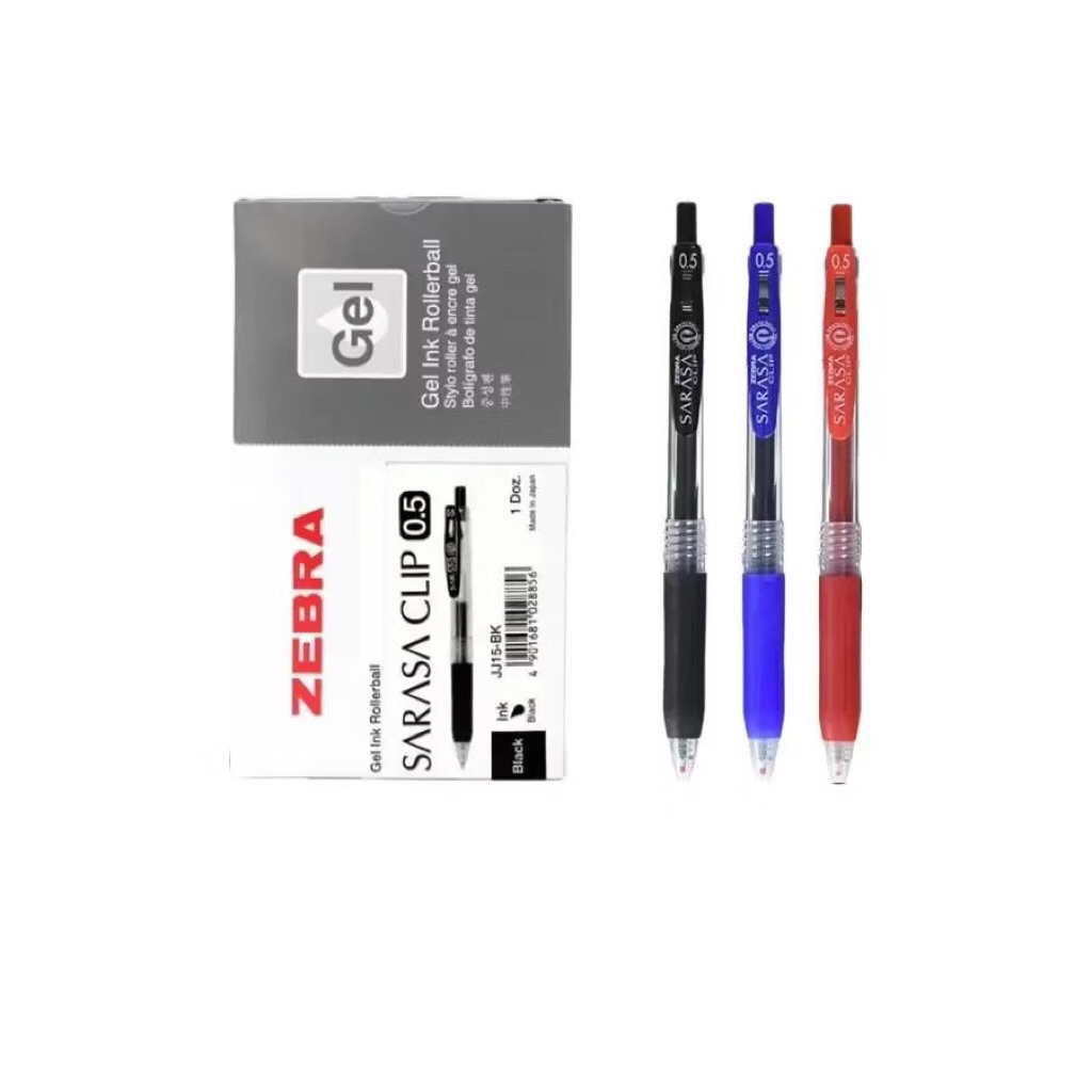 Jual Gel Pen // Pulpen Zebra Sarasa Clip 0.5Mm ( Harga 1 pack Isi 12 ...