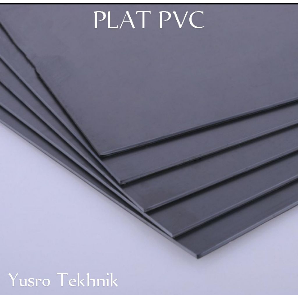 Jual PLAT PVC tebal 2MM ukuran 40CM x60CM PVC lembaran/potongan ...