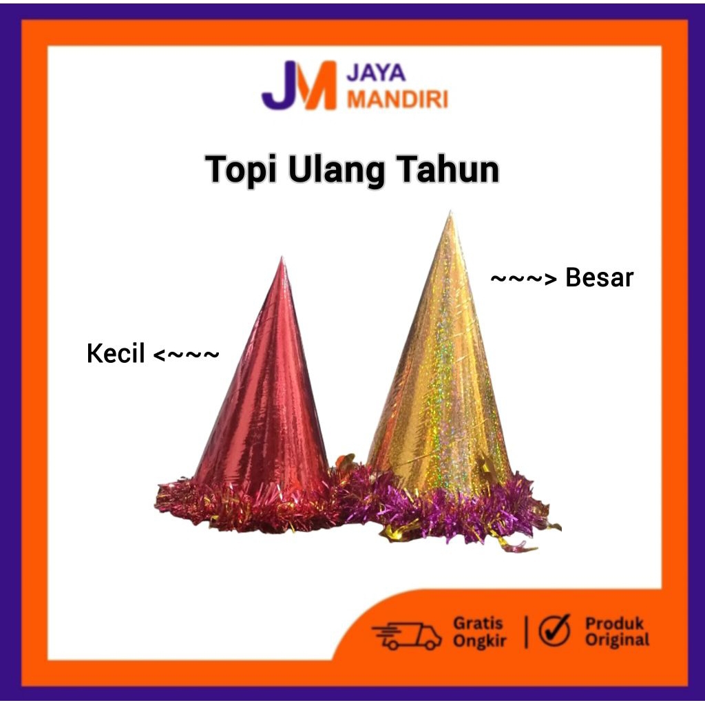 Jual Topi Ulang Tahun Besar & Kecil (1pcs) | Shopee Indonesia
