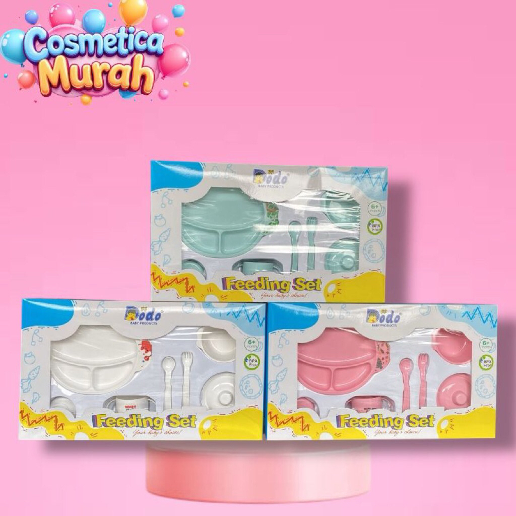 Jual in.ox] DODO FEEDING SET LENGKAP KODE 002 - peralatan makan bayi ...