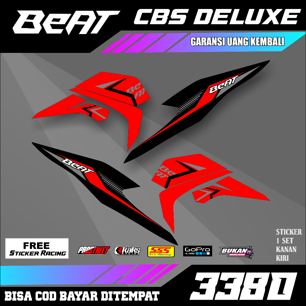 Jual Striping Beat CBS Deluxe Street 2020 2021 2022 2023 Sticker List ...