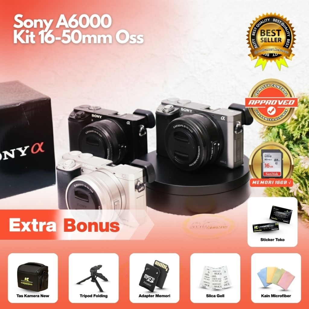 Jual SONY ALPHA A6000 / SONY A6000 KIT 16-50MM OSS WIFI | Shopee Indonesia