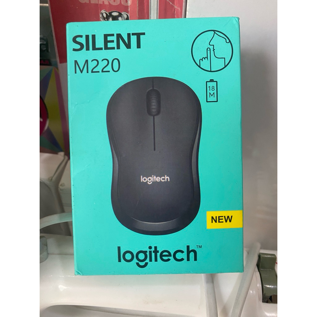 Jual Logitech M220 Silent Click Black Grey Wireless | Shopee Indonesia